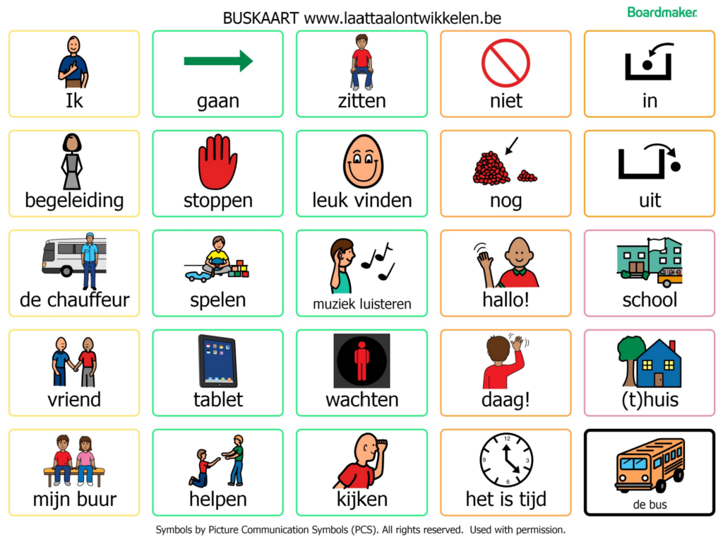 buskaart – Laat Taal Ontwikkelen